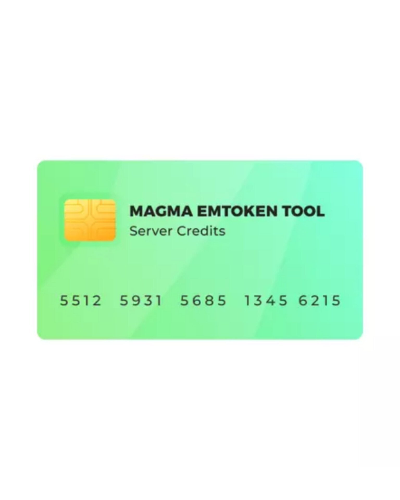Créditos del servidor Magma EmToken Tool - Genesis Multiservicios Import