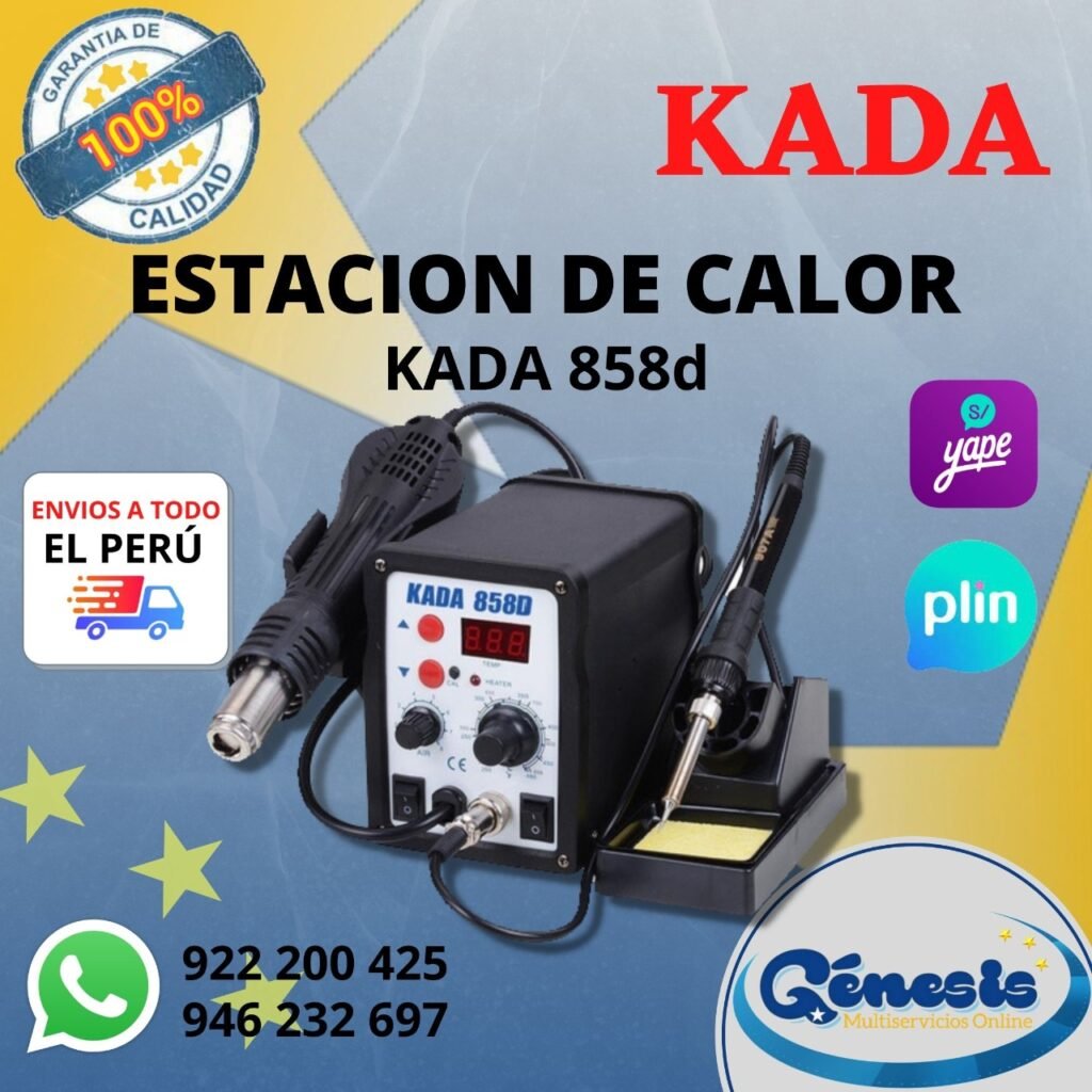 ESTACION DE CALOR BAKU BK – 601D – Genesis Multiservicios Online