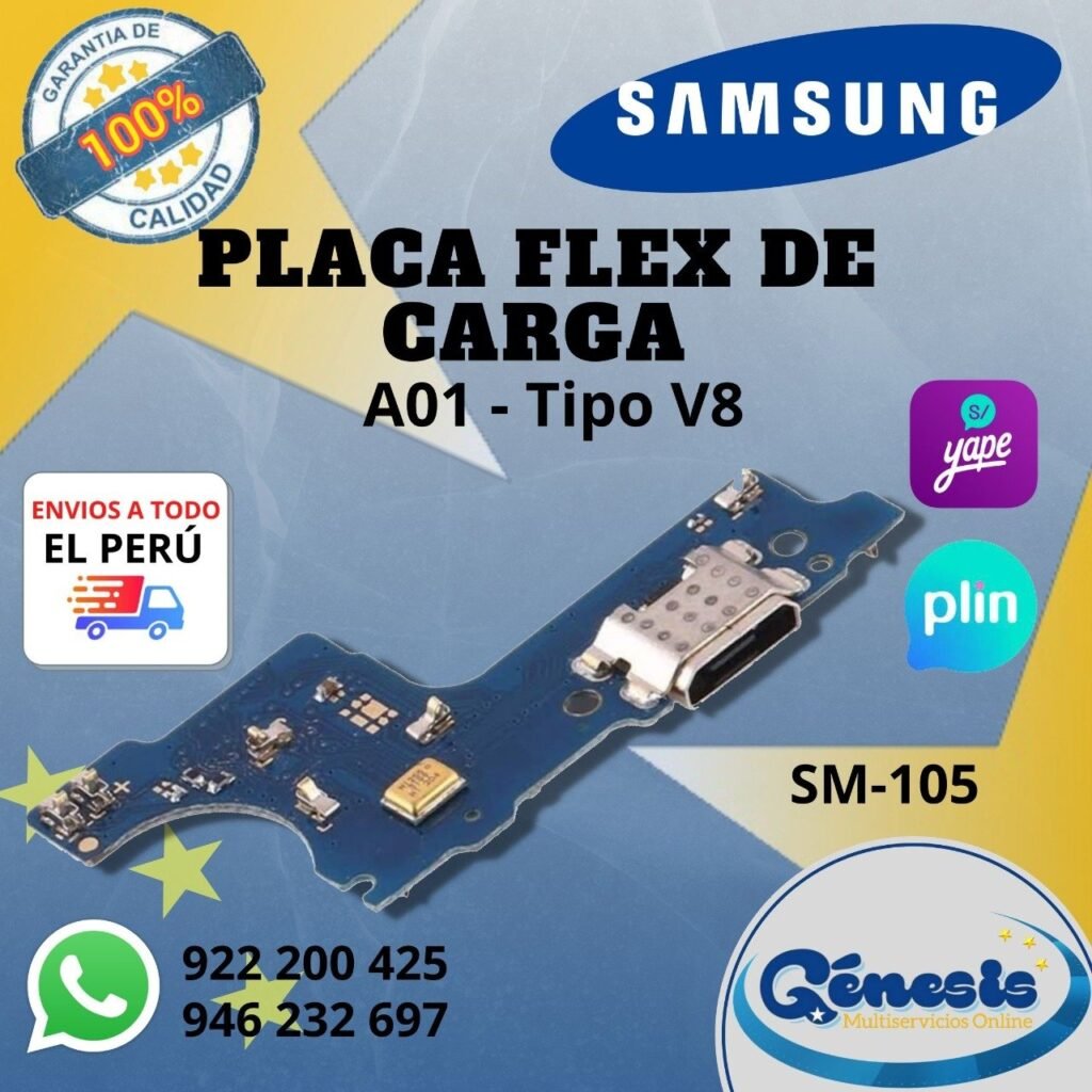 Flex pin de carga Samsung Galaxy A10S (SM-A107) – Genesis ...
